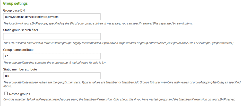 Configuring Splunk Access Controls with LDAP